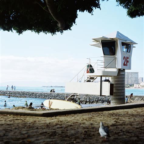 Waikiki Lifeguard Tower 2f Photograph By Tj Steib Pixels