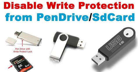 How To Remove Write Protection From Pen Drive