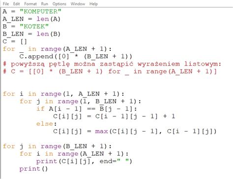 Stosowanie programowania dynamicznego i grafów do rozwiązywania problemów Informatyka zakres
