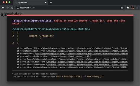 A First Look At Vite Ajcwebdev