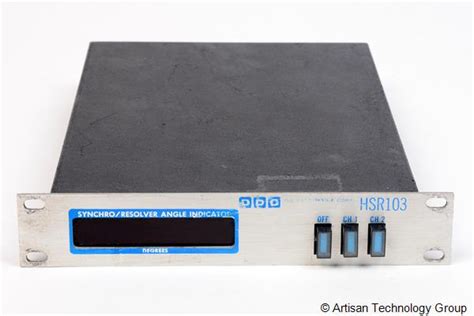 Ddc Hsr 103 Synchro Resolver Angle Indicator Artisantg™