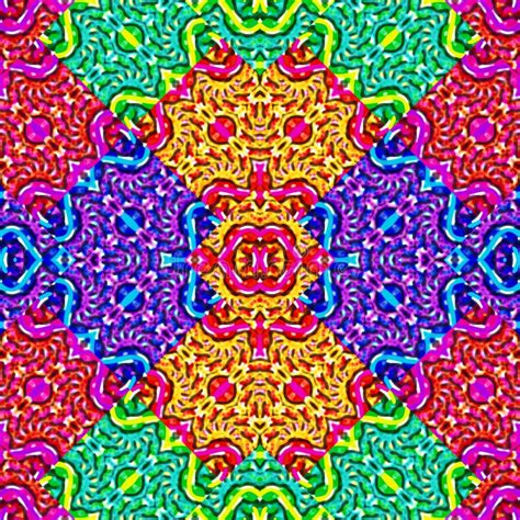 Multicolored Geometric Mosaic Seamless Pattern Stock Illustration Illustration Of Graphic