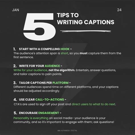 How To Create Captions For Your Content Alphageek Posted On The Topic