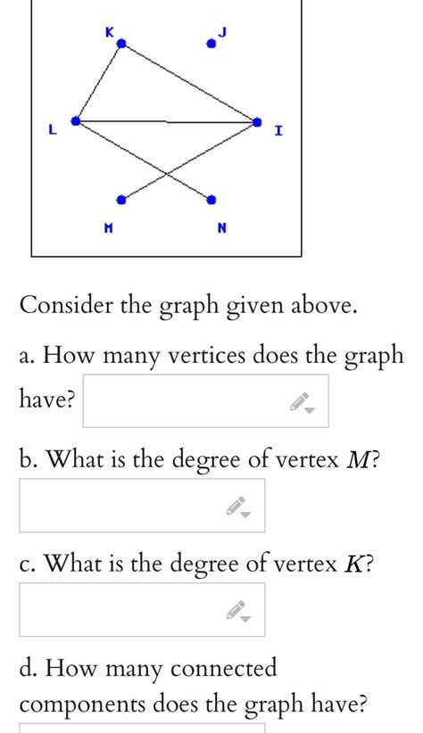 Answered L K M N H Consider The Graph Given Above A How Many Vertices