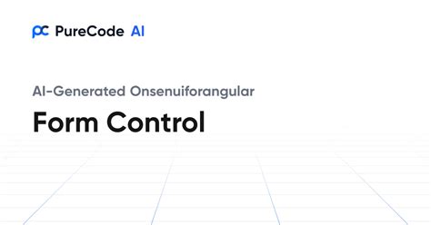 Build Smarter Onsenui For Angular Form Control With Ai