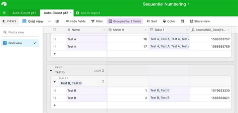 Custom Sequential Numbers Airtable Universe