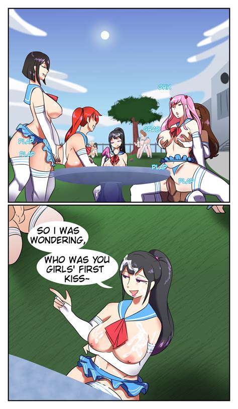 Rule 34 4futas 5girls Areolae Bent Over Big Breasts Breast Grab