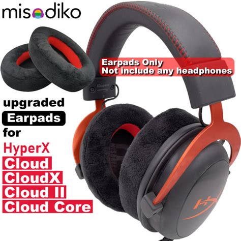 Misodiko Upgraded Ear Pads Cushions Replacement For Hyperx Cloud Ii 2 Cloud Cloudx Cloud Core