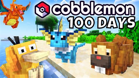 100 Days Cobblemon 1 Youtube