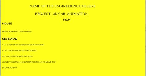 Sekolah INF Membuat Animasi Mobil D Dengan OpenGL CodeBlock C