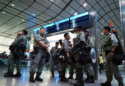 Hong Kong Braces For Airport Protests After Overnight Unrest