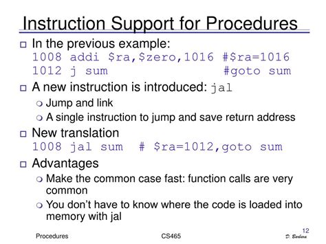 Ppt Mips Isa Procedure Calls Powerpoint Presentation Free Download