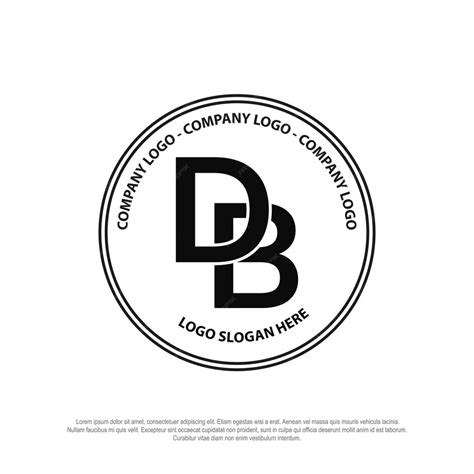 Premium Vector Db Logo Company