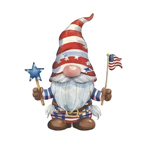 Ai Generated Elf In Usa Flag Colors 39619854 Png