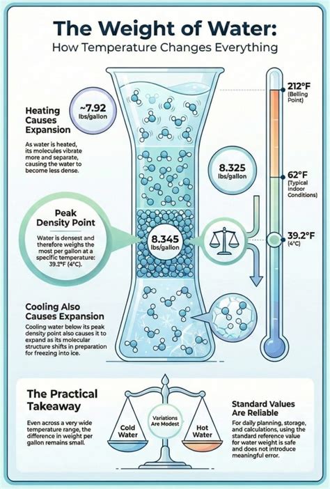 How Much Does A Gallon Of Water Weigh Us Vs Imperial
