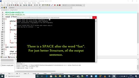 String Concatenation Without Using Strcat Function In C Language