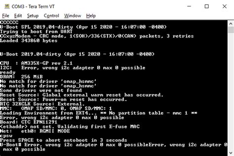 Custom AM3352 Board Ethernet Not Working In U Boot Linux Discussions DigiKey TechForum An