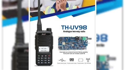 Baofeng Uv-98 Pro Uhf Vhf 128 Channels Dual Band Ip67 Waterproof Walkie ...