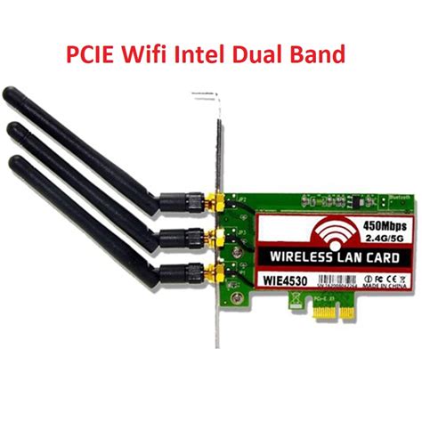 Jual Pcie Wifi Dual Band 3 Antena Intel Wireless Network Card Adapter