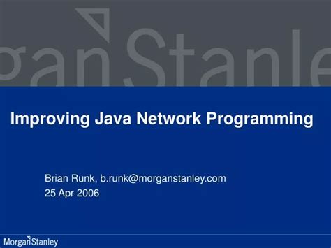 Ppt Improving Java Network Programming Powerpoint Presentation Free