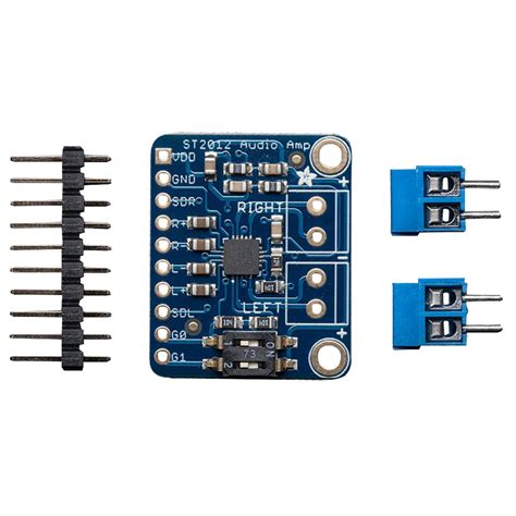 Adafruit 1552 Stereo 28w Class D Audio Amplifier Ts2012 Rapid Electronics