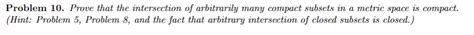 Solved Problem Prove That The Intersection Of Chegg