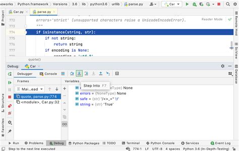 Step Debug Your First Python Application PyCharm