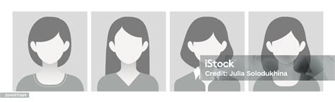 기본 자리 표시자 아바타 사용자 프로필 흰색 배경에 격리된 사람 아이콘입니다 벡터 평면 그림 회색조 소셜 미디어 프로필 아이콘