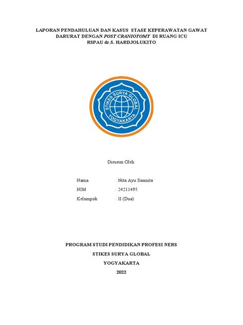 Penatalaksanaan Medis Pasien Post Craniotomy Pdf