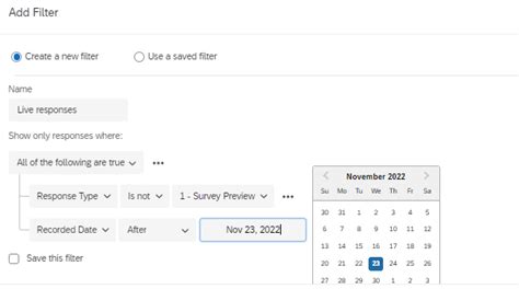 Filtering Responses By Recorded Date Xm Community