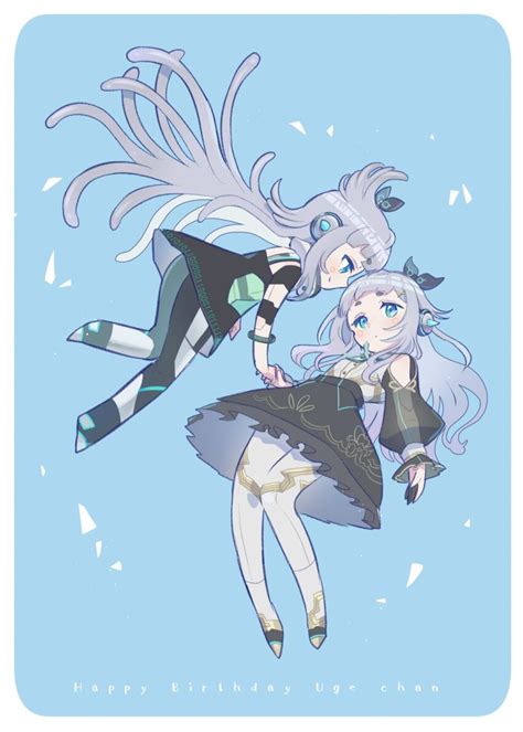 Kuzuhana And Uge Nanashi Inc Commentary Request Highres 2girls