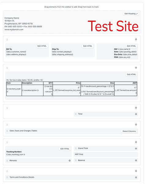 ERPNext Print Format Customization Guide Print Formats Frappe Forum