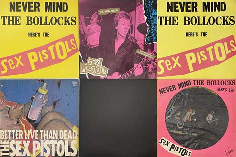 Lot 183 The Sex Pistols Lp Pack Inc Overseas