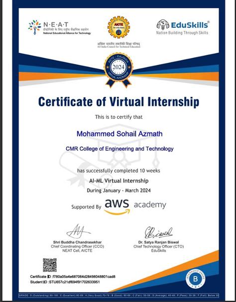 Aws Ai Ml Emergingtalent Continuouslearning Sohail Azmath