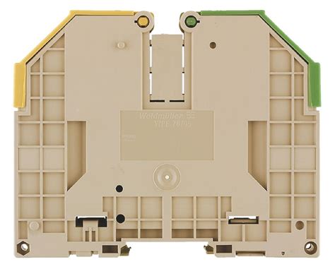 Weidmuller Green Yellow W Screw Terminal 16 120 mm² 16 120mm² 1 kV RS Components Indonesia