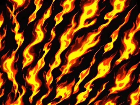 Premium Ai Image Abstract Yellow Patterns Burn In Fiery Flames Ai