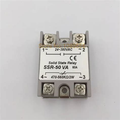 Solid State Relay SSR VA A K Ohm TO V AC SSR VA Relay Solid State Resistance