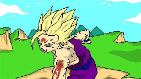Pixilart Gohan Vs Cell Cell Saga By Ghost