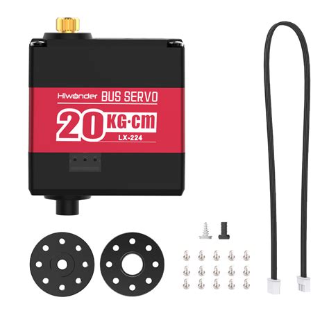 Hiwonder Lx 224 Serial Bus Servo With Three Connectors 20kg Large Tor