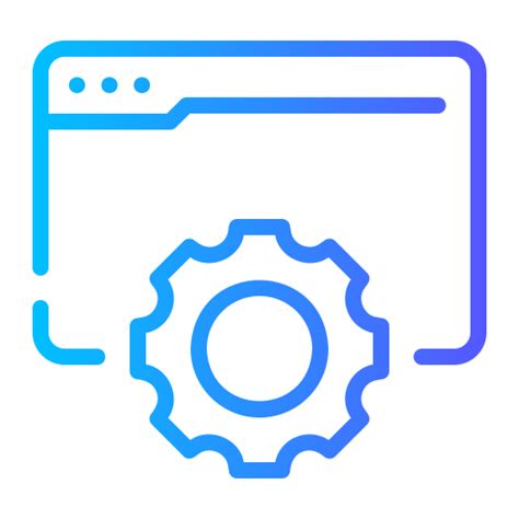 Development Generic Gradient Outline Icon Development Generic Gradient Outline Icon