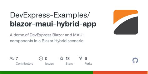 Github Devexpress Examplesblazor Maui Hybrid App A Demo Of Devexpress Blazor And Maui