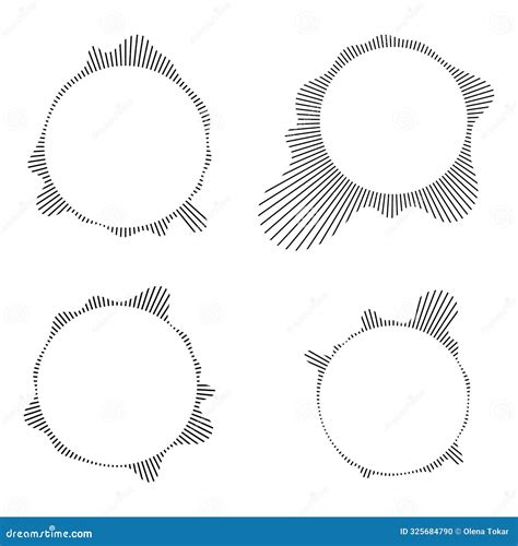 Music Equalizer And Sound Wave Circular Sound Waves Depicting Audio Musicicons And Logos For