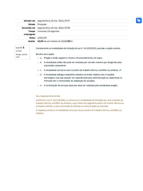 exercício avaliativo módulo 2 revisão da tentativa pdf