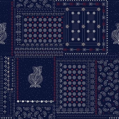 Blue Bandanna With Owl Design Bandanna Print Patterns Bandana Print
