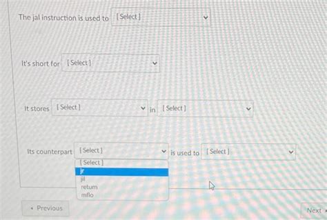 Solved The Jal Instruction Is Used To Its Short For It