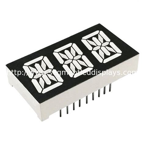 Custom 2 5mm 14 Segment LED Display RGB For Digital Indicators