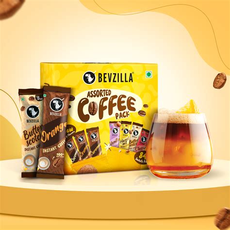 84 Sachets Assorted Coffee Powder Box Bevzilla