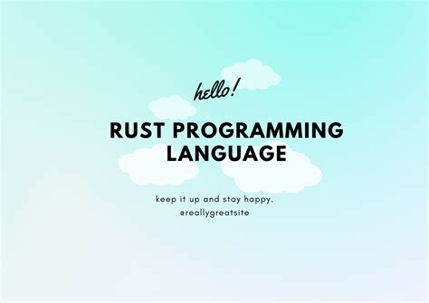 rust programming language