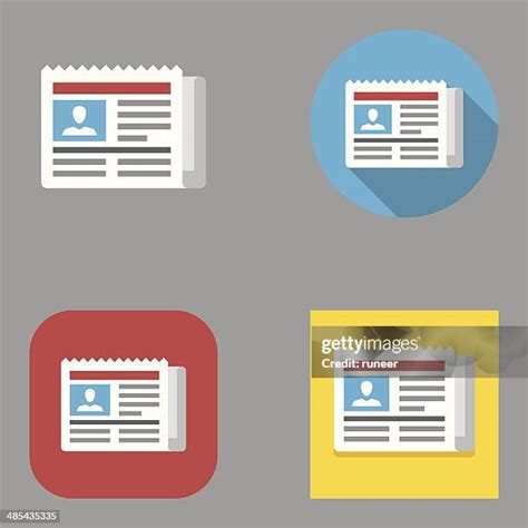 Newspaper Flat Design Photos And Premium High Res Pictures Getty Images