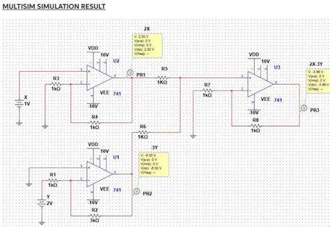 Solved 1 Design An Application Circuit Using Op Amps To Calculate